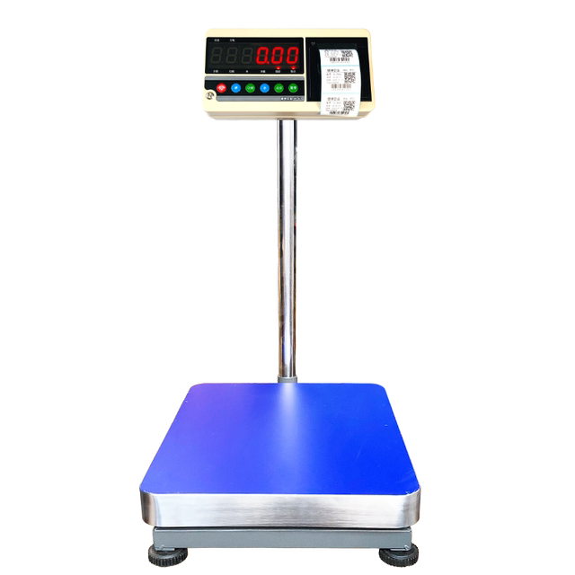 Custom printed label QR code electronic scale barcode industrial bench ...