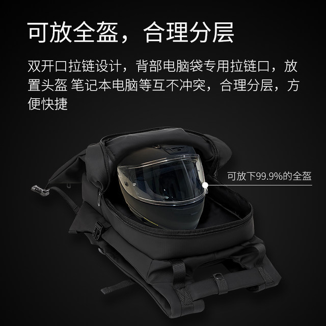Helmet bag full helmet motorcycle riding backpack male motorcycle ...