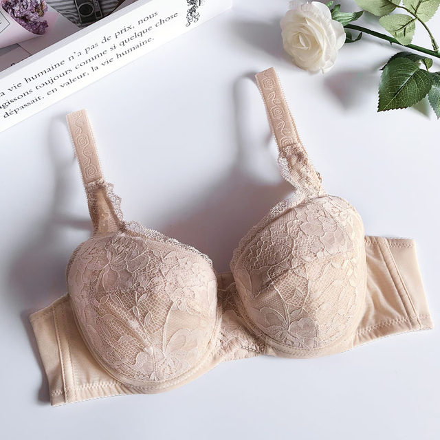 Large size thin section bra fat mm gathered side collection adjustable ...
