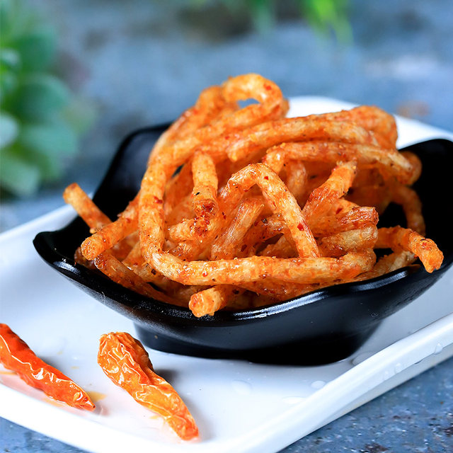 Yan Zijin spicy spicy spicy silk Hunan specialty classic childhood ...