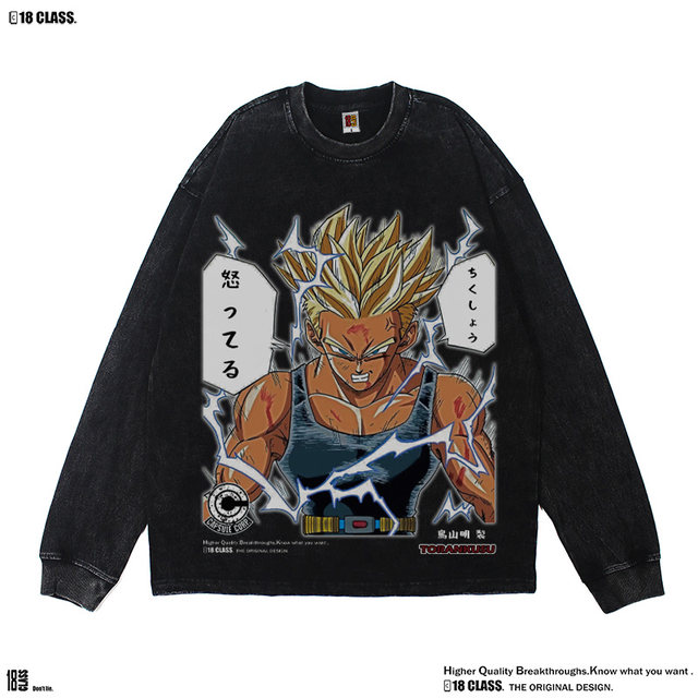 Original Trunks Dragon Ball American small neckline casual pure cotton ...