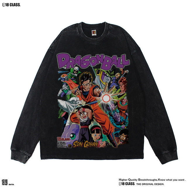 Dragon Ball Sun Gohan Japanese comics American style Korean niche retro ...