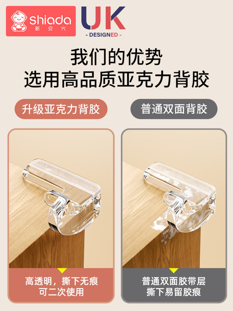 Table Corner Anti-Collision Corner Protector, Anti-Bump Right-Angle ...