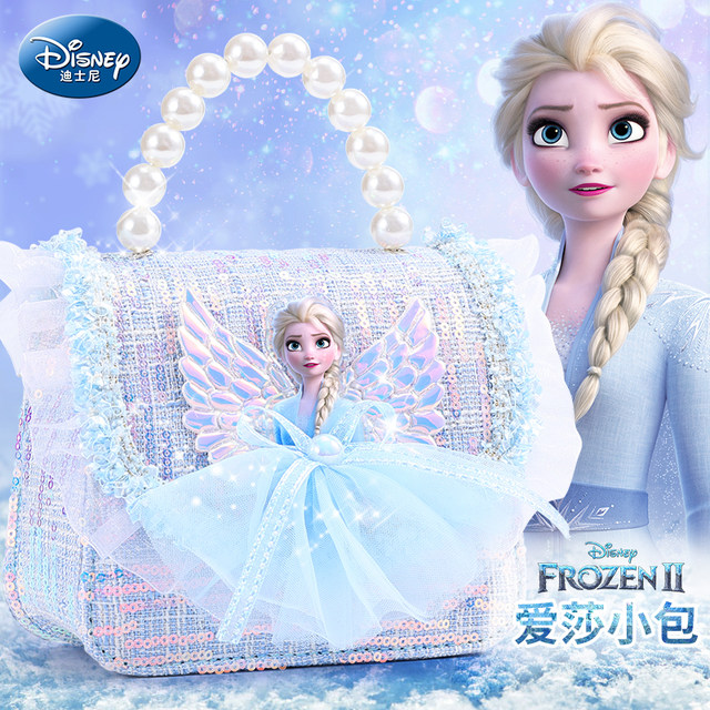 Princess Elsa small bag children's handbag girl cute 2024 new small ...