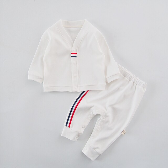 Baby cotton coat, spring and autumn, male and female baby, big ass pants suit, casual outing ...