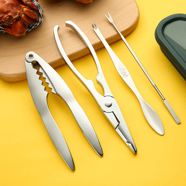 Crab eight -piece crab three -piece set to eat crab special tools crab ...