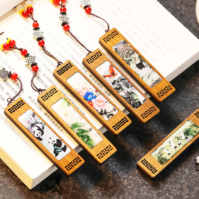 Retro classical mahogany picture U disk 32g Chinese style creative high-end souvenir business ...