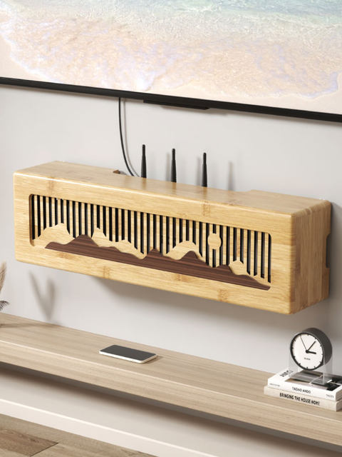 wifi set-top box router box storage box storage rack TV cabinet ...