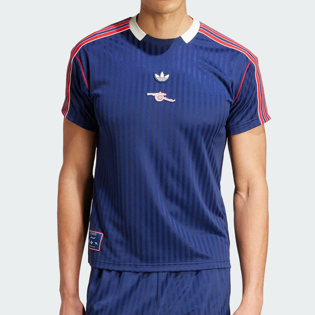 Adidas short-sleeved men's summer new Arsenal football casual culture ...