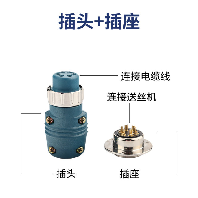 Suitable for Panasonic 6 7 9-Core Aviation Plug Socket Gas Shielded ...