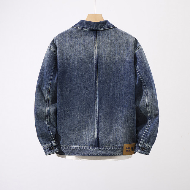 Hong Kong American retro high-end trendy brand workwear denim jacket ...