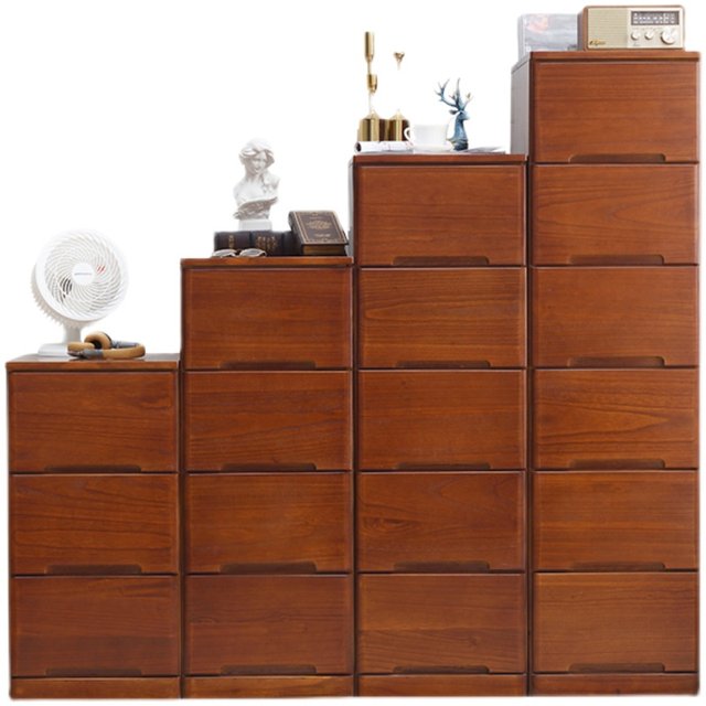 Solid wood gap storage cabinet drawer-type storage cabinet narrow gap ...