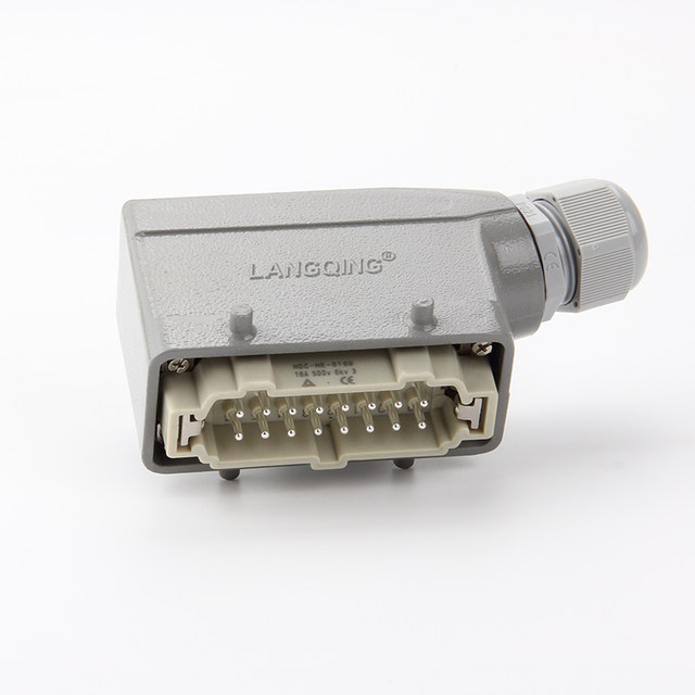 Langqing 16-core heavy load connector HDC-He-016-1 Double buckle HDC-He-016F/M