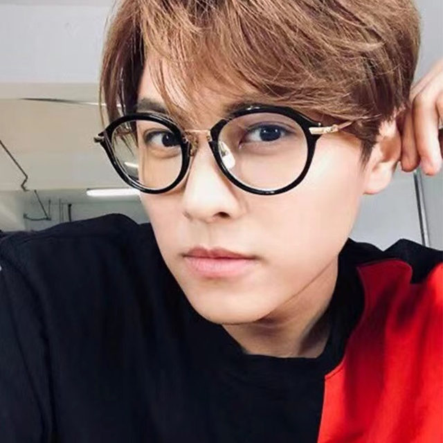 ThomBrowne glasses JJ Lin and Zhang Ruoyun same style Boston frame retro handmade frames for men ...