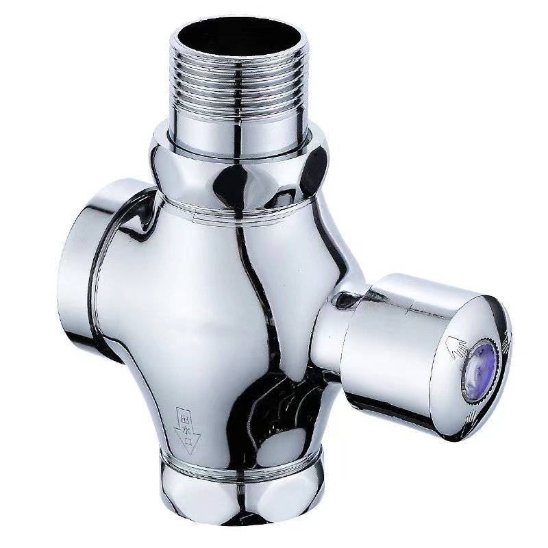 All-Copper Hand-Pressed Delayed Four-Way Flush Valve Stool Flush Switch