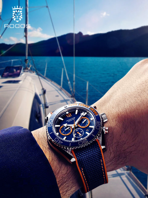 Rex Rocos True Brand Water Ghost Big Watches Nights Light Trend Watch ...