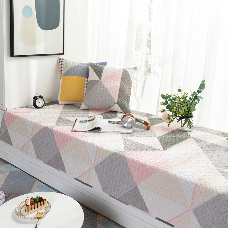 Pure Cotton Household Fabric Bay Window Mat Window Sill Mat Universal ...