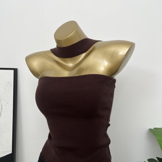 2024 autumn and winter inner wear sexy and versatile back hanger neck ...