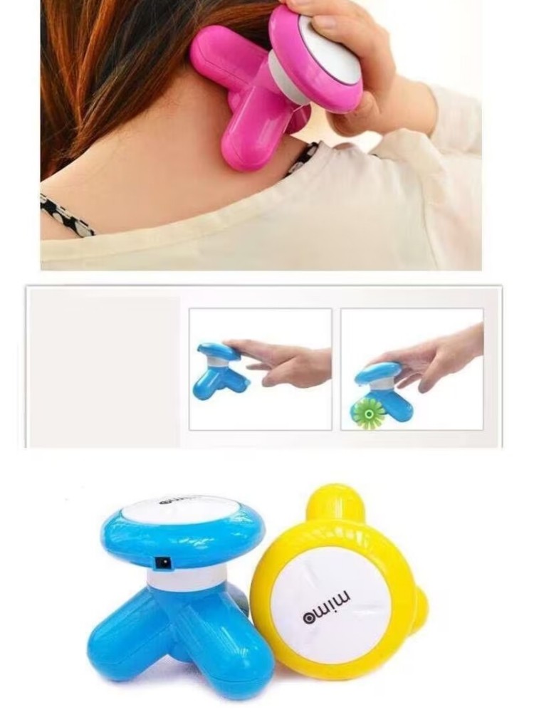 USB Mini Massager - Small Vibration Triangle Electric Massager for Neck ...
