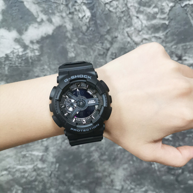 Casio bomb disposal expert watch male and female black warrior G-SHOCK ...