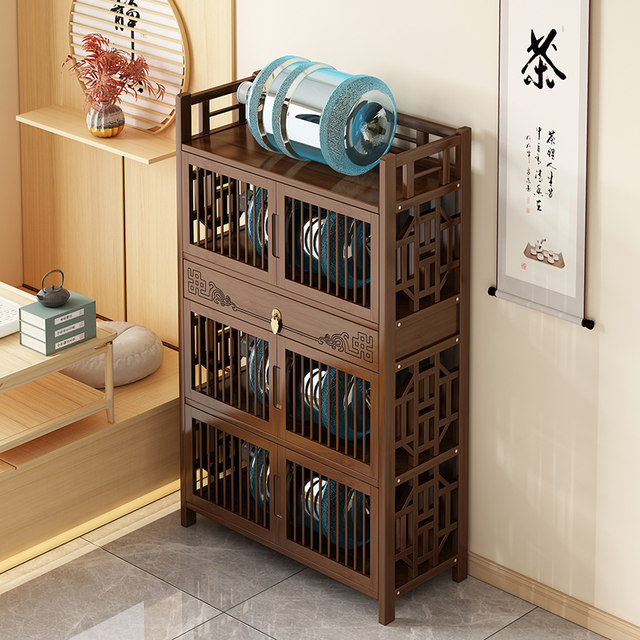 Bogu rack small tea cabinet tea tea set storage rack tea room multi ...