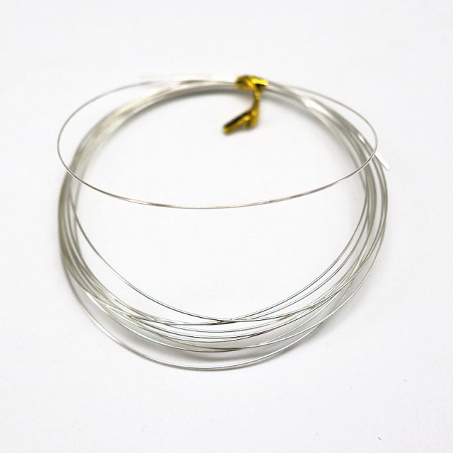 S925 sterling silver DIY-silver jewelry accessories silver wire silver wire braided homemade ...