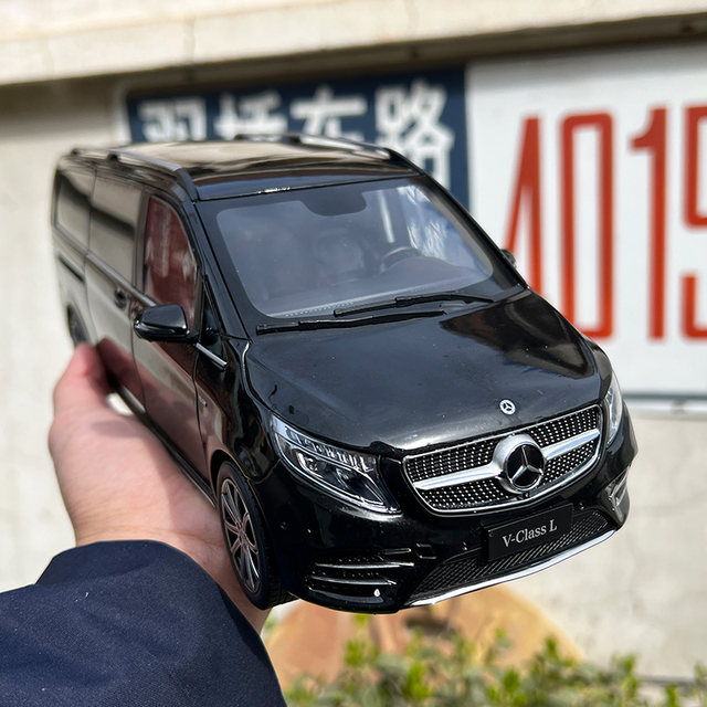 Original Mercedes-Benz V260L Viano car model V-class MPV business car 1:18 alloy car model ...