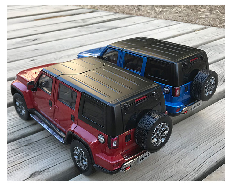 Original Beijing BJ40 PLUS BAIC BJ40L 2018 off-road vehicle SUV1:18 ...