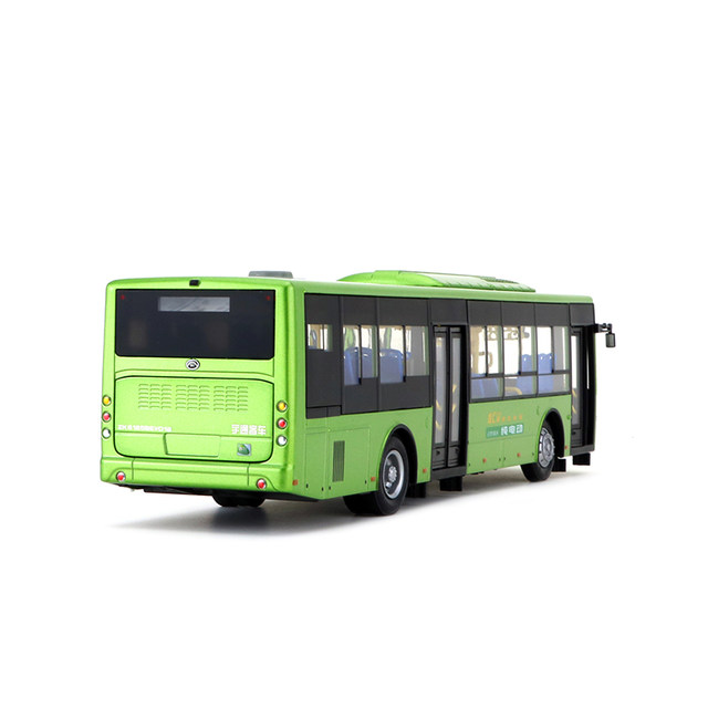 1:42 Original Yutong bus model yutong pure electric bus E12 alloy bus model