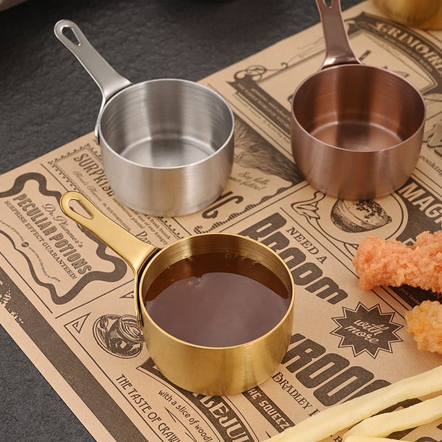 304 stainless steel sauce cup with dipping saucer western restaurant ...