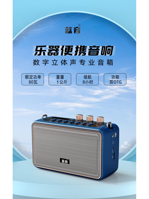 Blue Sound Q12 outdoor hair tube saxophone acoustic guitar singing erhu ...