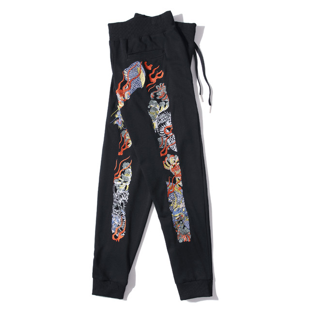 Wing -blessing God Guards Men's Tide Brand Tide Magmist Mish Embroidery ...