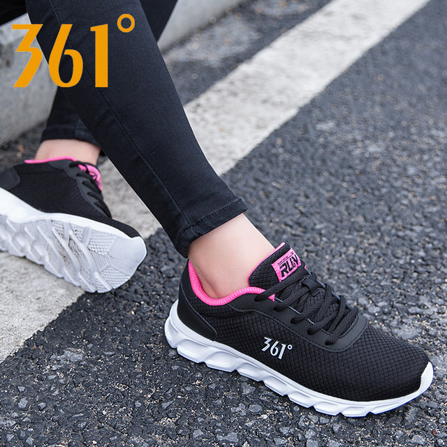 361 Degrees Official Flagship Store Women's Shoes Breathable Mesh Shoes ...