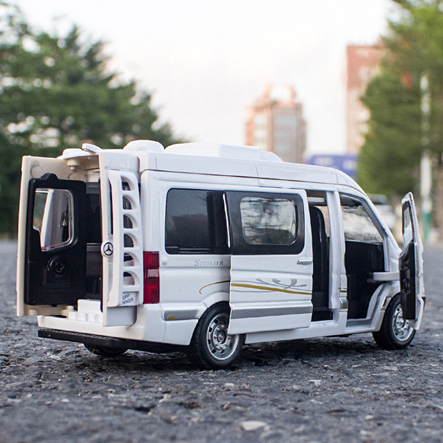 Simulation 1:32 Mercedes-Benz Sprinter RV alloy car model business van ...