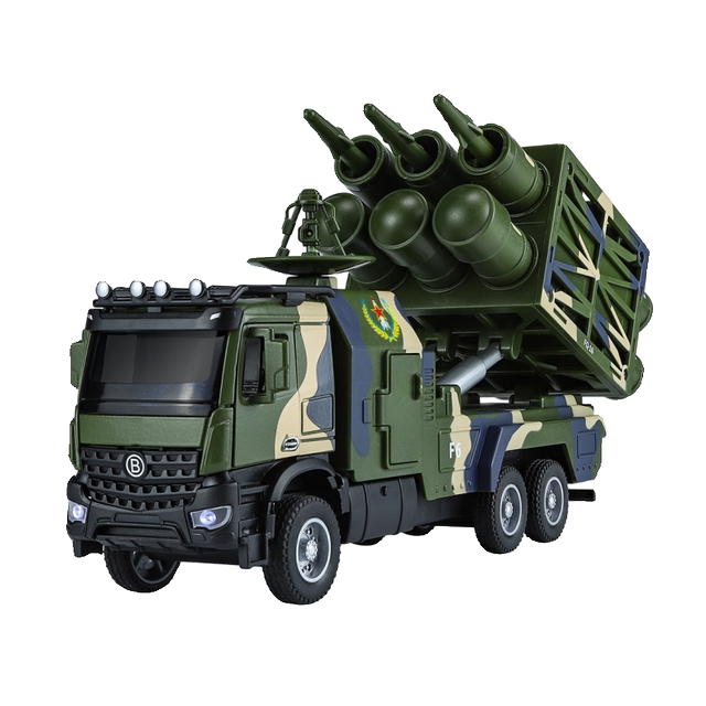Hongqi 16 anti-aircraft missile launch vehicle alloy model Dongfeng 21D ...