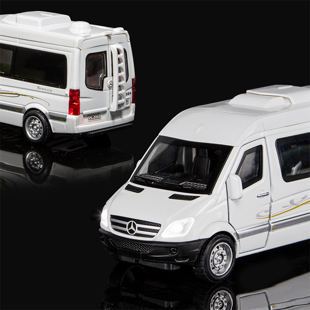 Simulation 1:32 Mercedes-Benz Sprinter RV alloy car model business van ...