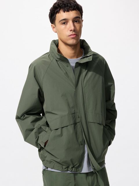 Uniqlo Men's and Women's Windproof Stand-Up Collar Jacket Outwear ...