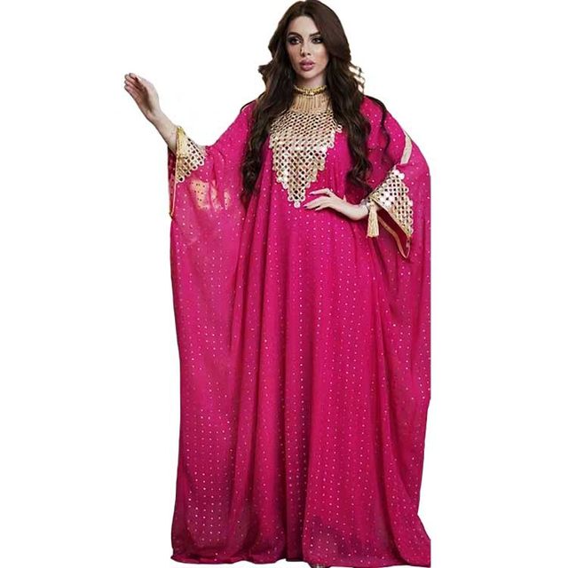 European and American cross -border Amazon robe women's Middle Eastern ...