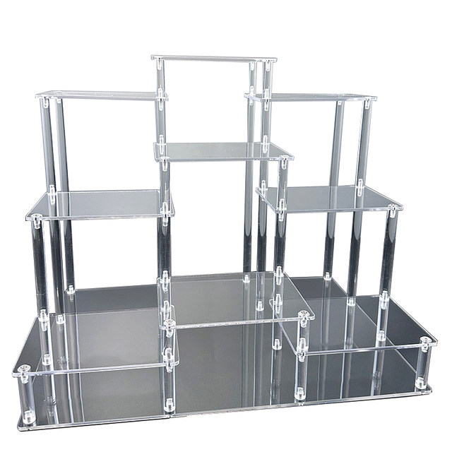 Acrylic step rack transparent hand-door model toy teapot perfume ...