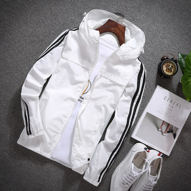 Autumn new student jacket men's Korean style slim casual large size ...