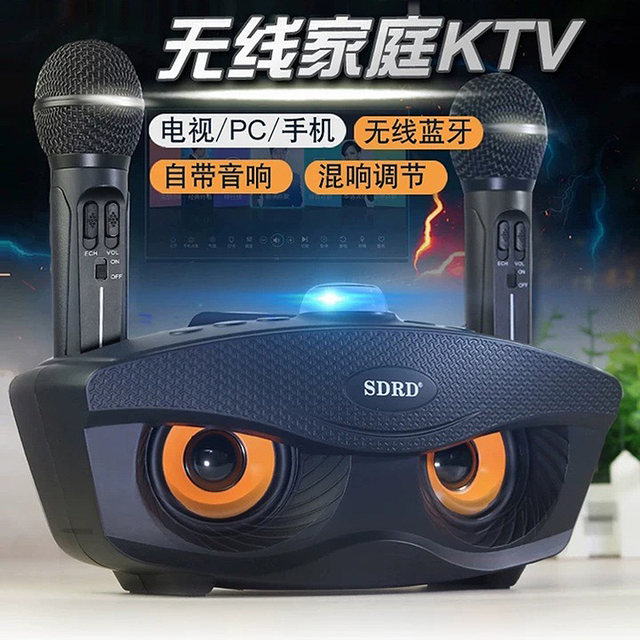 Dual speaker Bluetooth home KTV audio all-in-one machine double karaoke ...
