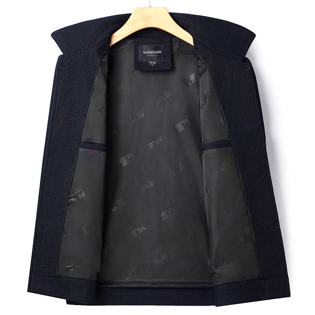 Dad jacket men's spring and autumn civil servant lapel business ...