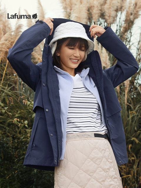 French LAFUMA outdoor three-in-one jacket women's fleece liner ...