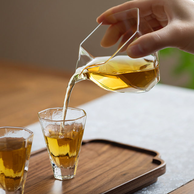 Messi glass fair cup thickened high -temperature teas public cup ...