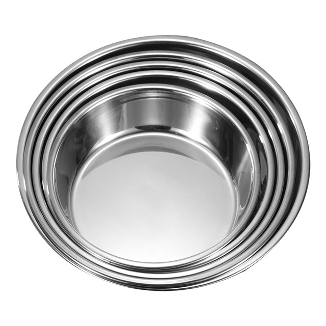 Extra 304 stainless steel cake plate extra large disc Liangpi disk ...