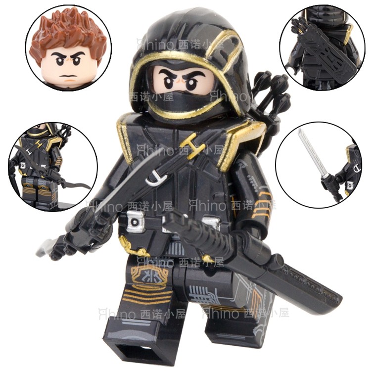 Third-party Avengers 4 Hawkeye V002 Ronin compound bow accessories MOC ...