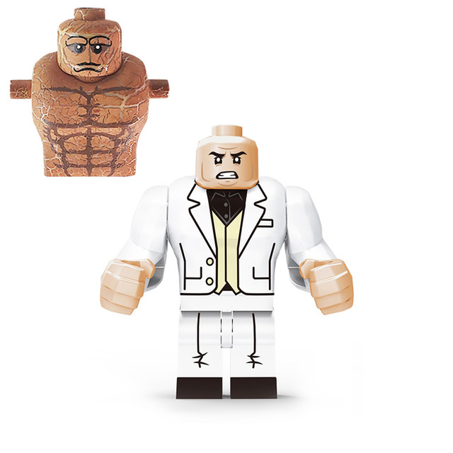 Compatible with LEGO Avengers Thanos Gold and Small Particles Special Big Figure Assembled ...