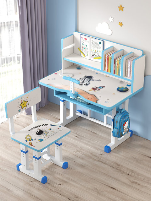 Children's study table, home desk, liftable primary school student ...