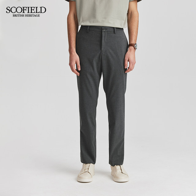SCOFIELD Men's 24th Autumn New Business Suit Pants Straight Trousers ...