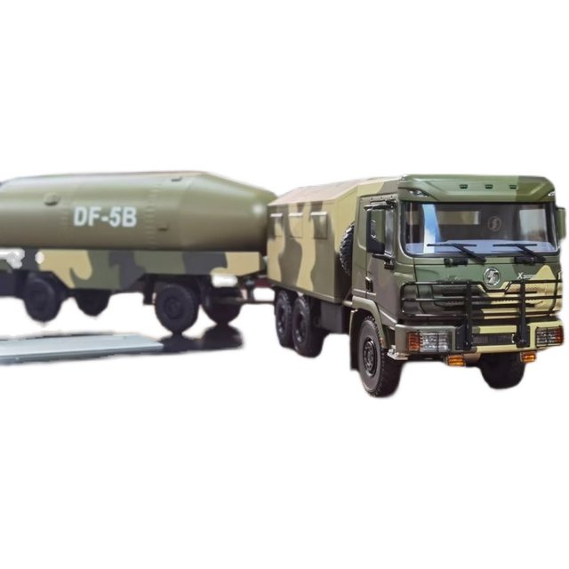 1:24 Shaanxi Automobile x3000 military truck Dongfeng 5BDF-5B missile ...